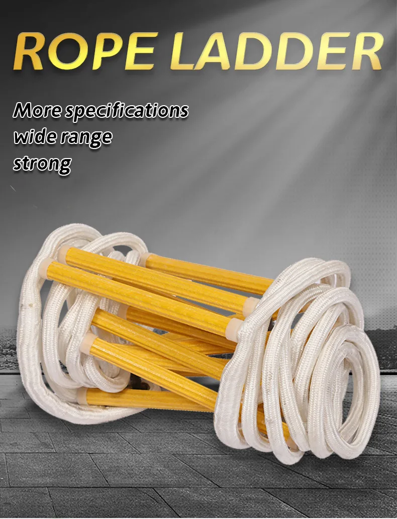 High Strength Hanging Fire Fighting Rope Ladder for Climbing| Alibaba.com