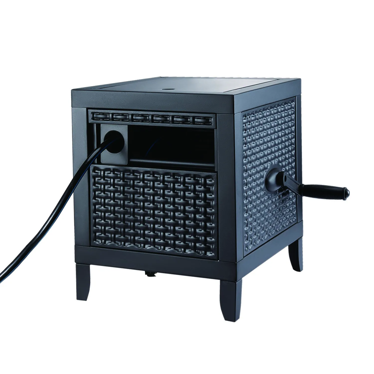 VERTAK manual hand-operated retractable garden hose reel cube high ...