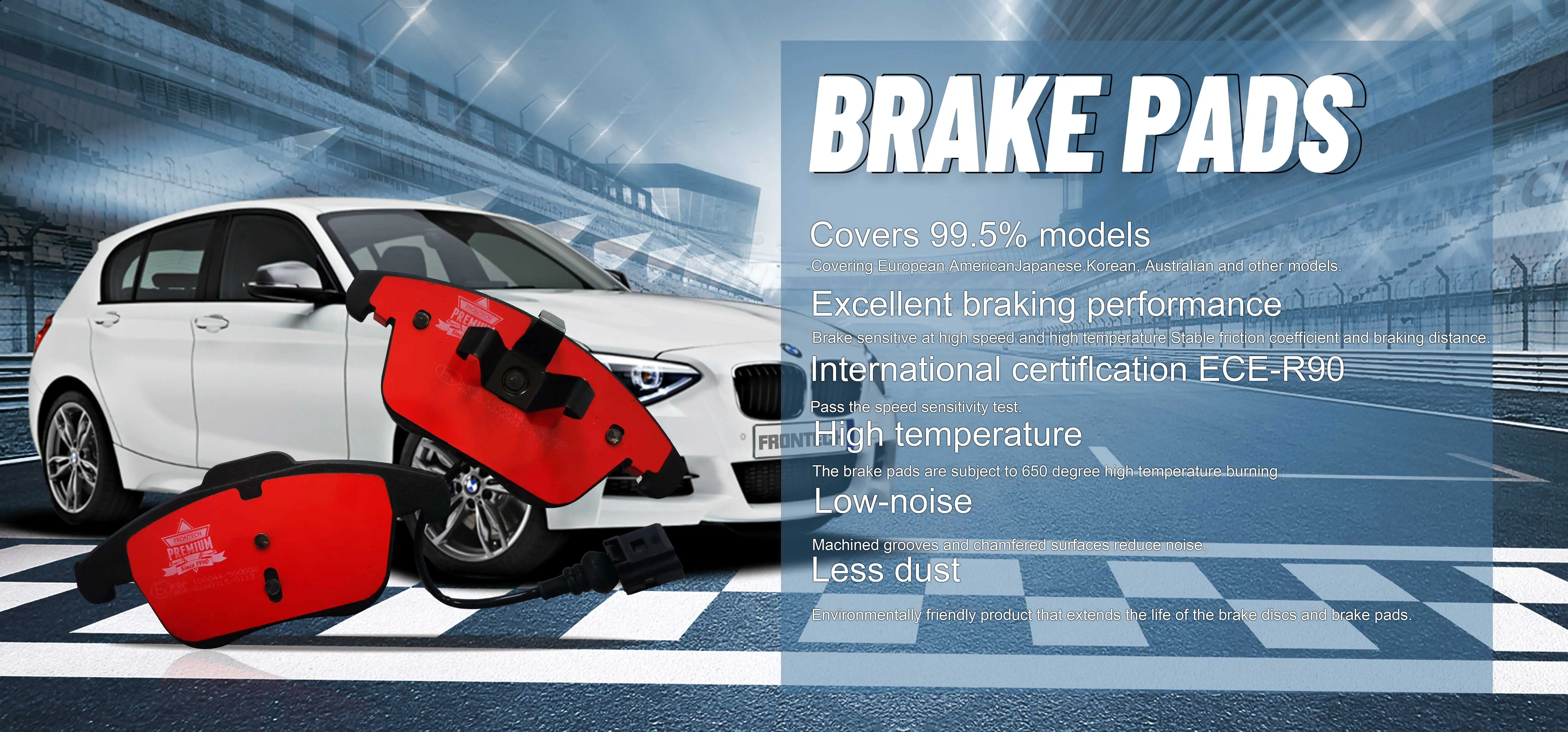 Frontech Auto Brake Pads For Mining Dump Truck Brake Pads - Buy For ...