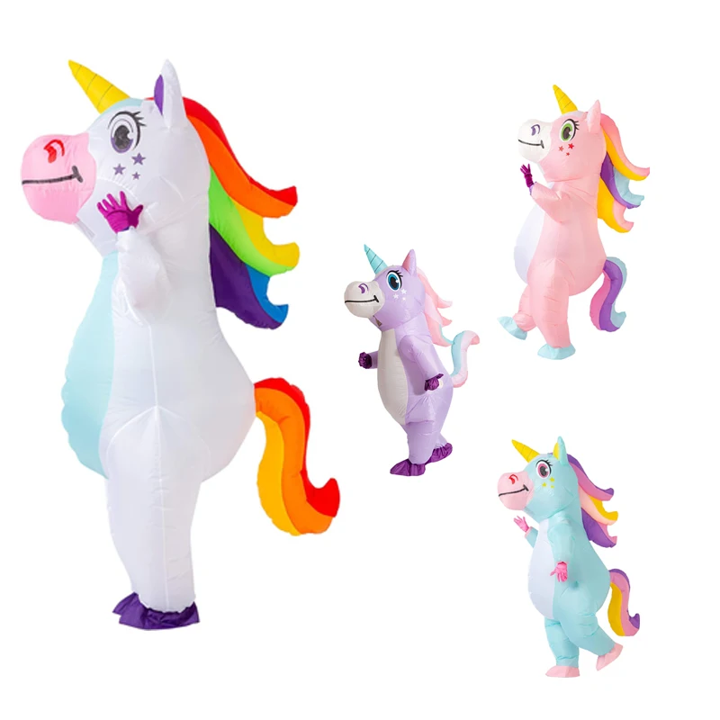A Full Body Unicorn Inflatable Cosplay Costume Cartoon Anime Inflatable ...