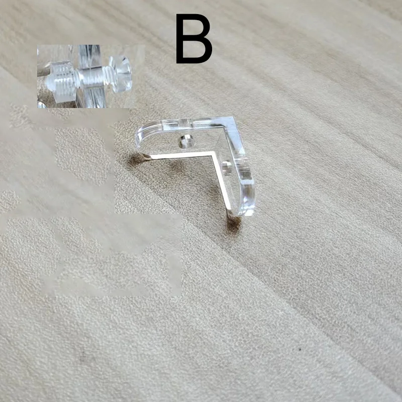 Wholesale L Bracket Acrylic Corner Brace Joint Clear Plastic Right ...