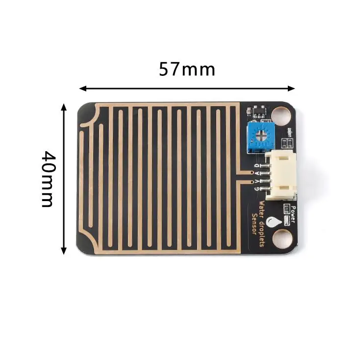 Opoyon Water Droplets Sensor Module 5v Rain Sensor Module Water ...
