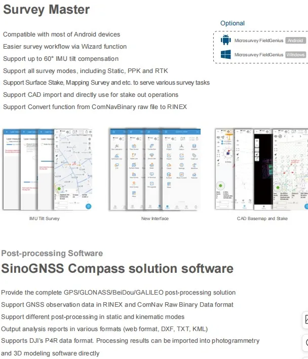 Sino Mars Pro Laser Gnss Receiver Lu5 A Millimeter-level Laser Rtk - Buy Receiver Super Laser ...