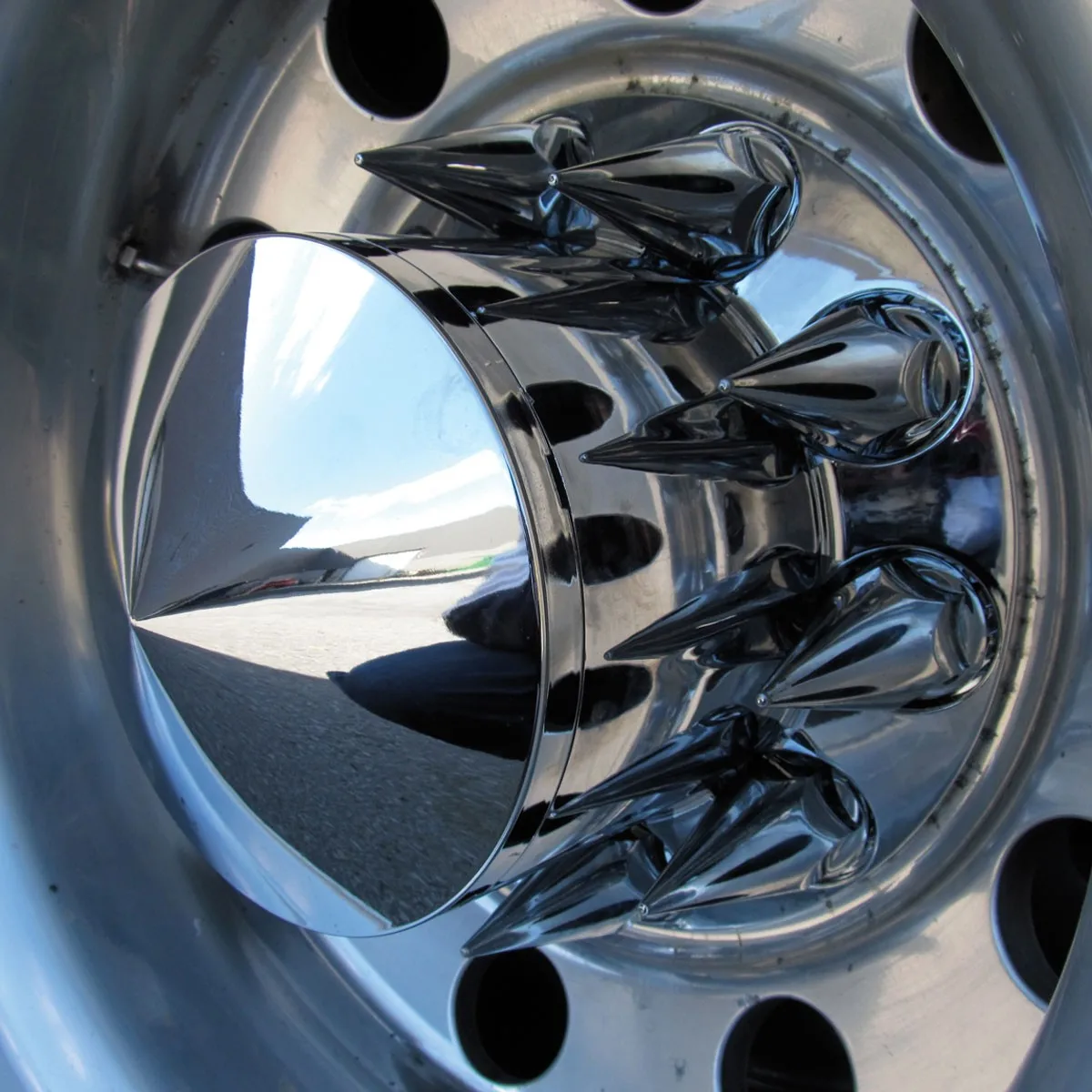 ABS Chrome Rear Axle Cover Kit - Enhance Your Truck's Look