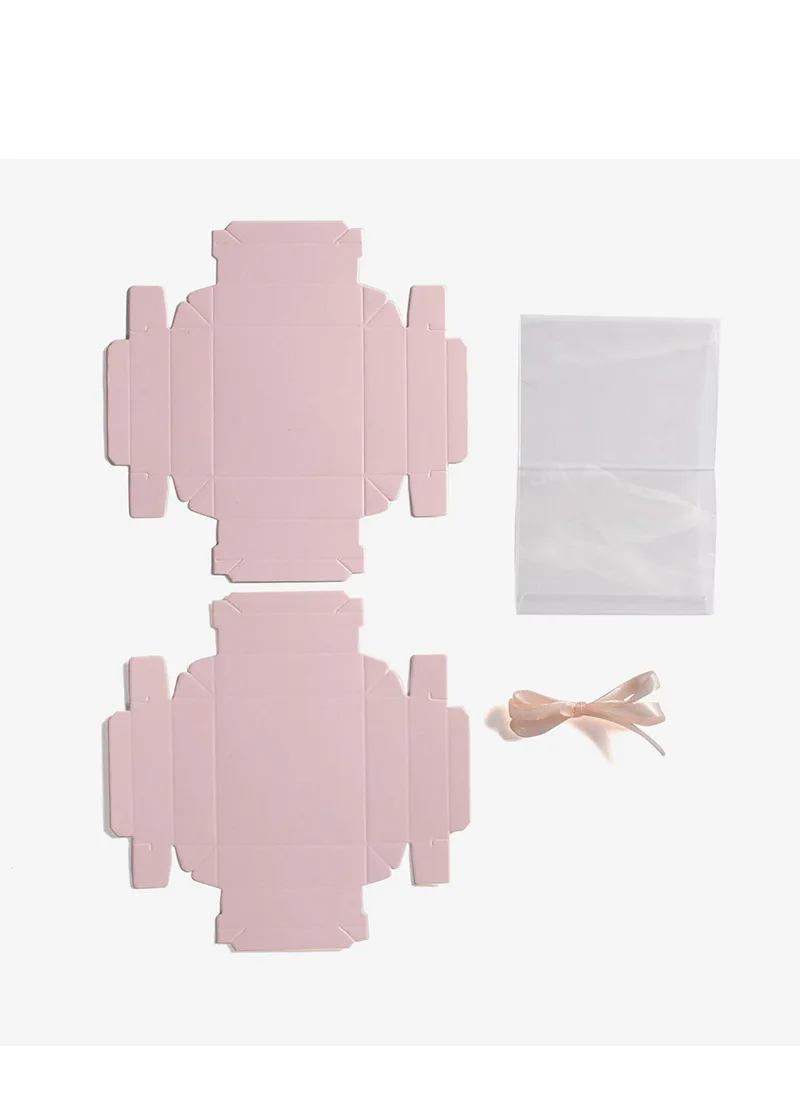 Folding Window Viewable Toy Square Wrapping Paper Box With Clear Small ...