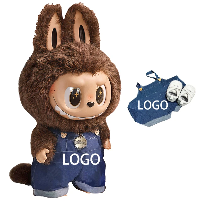 Zimomo Original 58cm Labubu Clothes Soft Exclusive Design Luxury logo ...