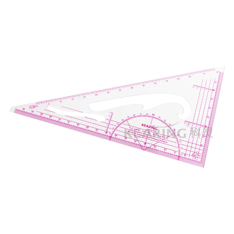 Yutone Multi-Function Triangular Scale Ruler Measure Plastic ...