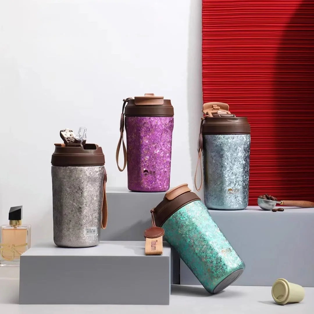 Customized Pure Titanium Vacuum Bottle Business Gift for Women Man With ...