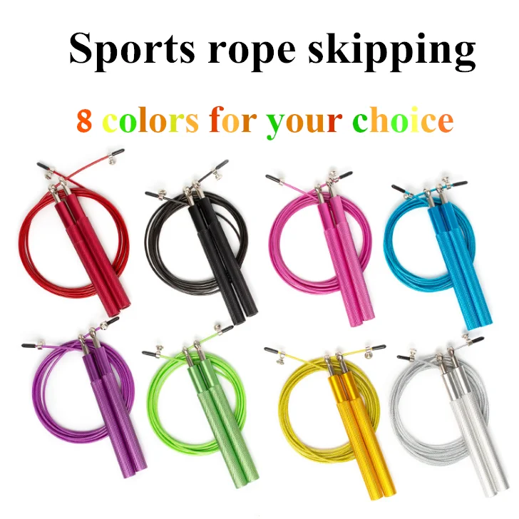 Aluminum Handle Customized Logo Jump Rope - 3m Adjustable