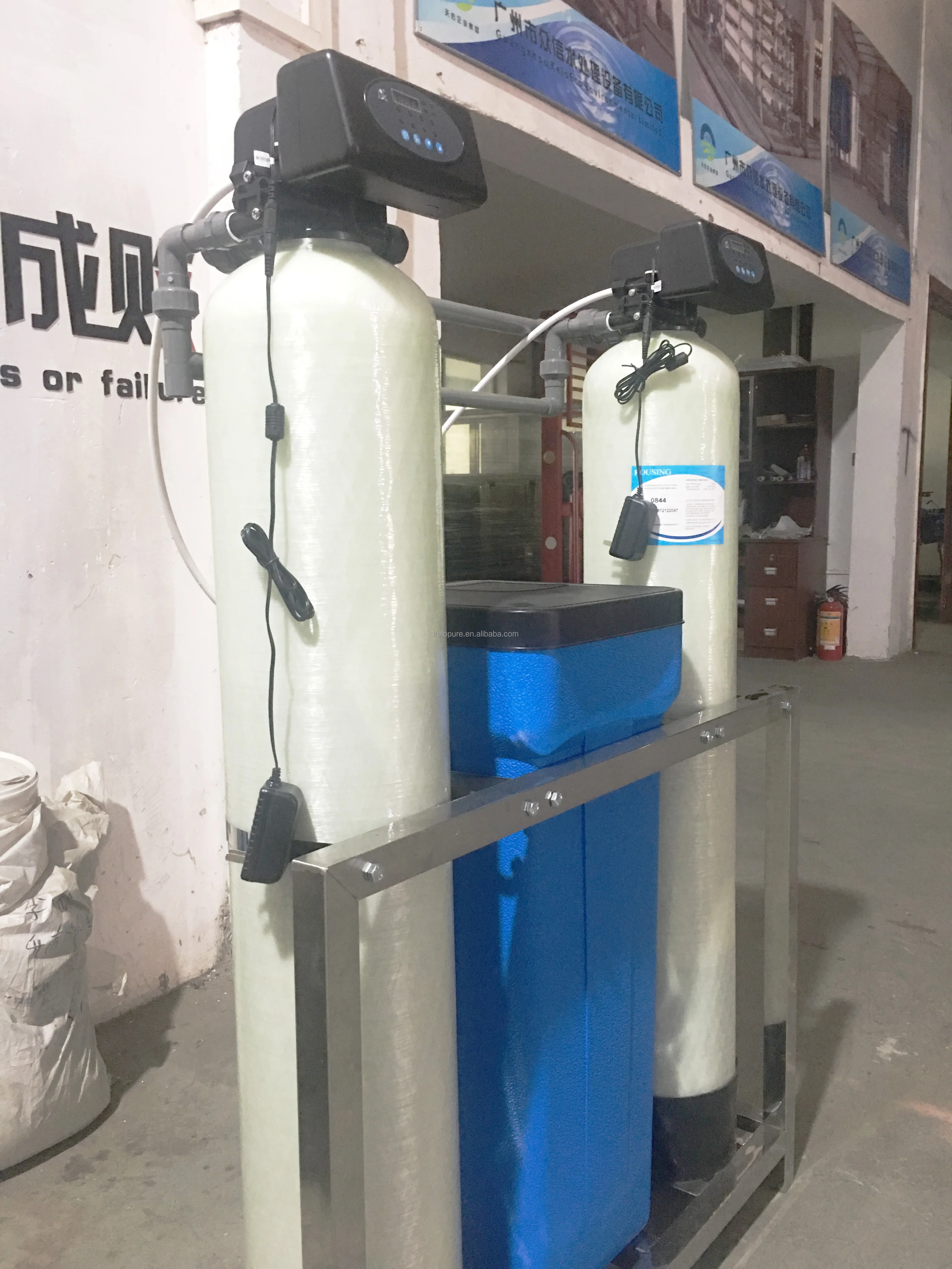 Twin-tank Automatic Water Softener - 1000l/hour Capacity