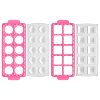 Large Ravioli Cutter Press Set Round Ravioli Mold And Cutter Square ...