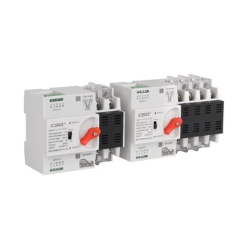 Ac Dc 30a Ats Dual Power Transfer Switch Automatic 2 Poles Solar Motor ...