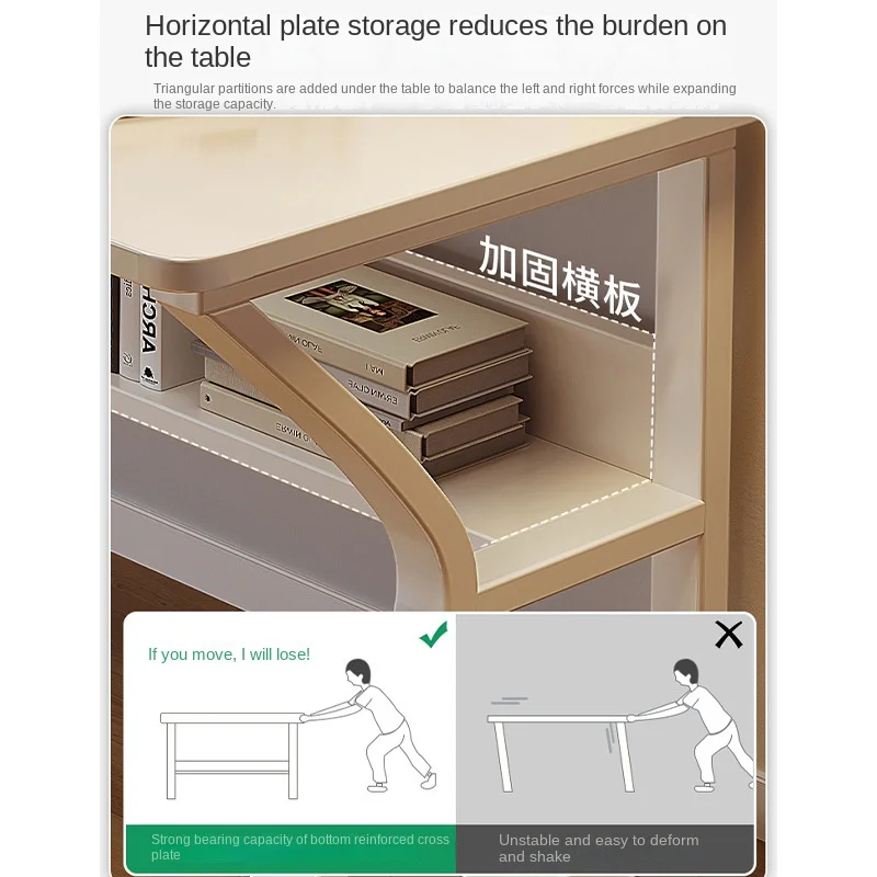 Simple Student Desk - Modern Computer Desk for Home Office