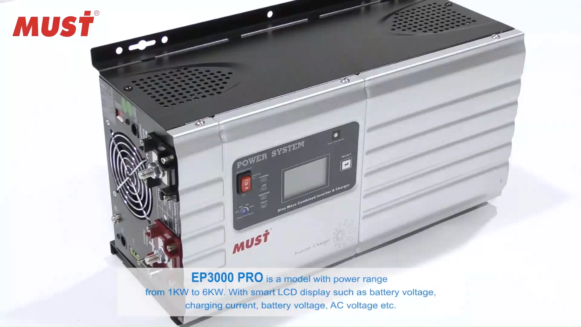 Must Ep3000 Dc 12v 24v 48v Ac 320v 230v 3000 Watt Pure Sine Wave Power ...