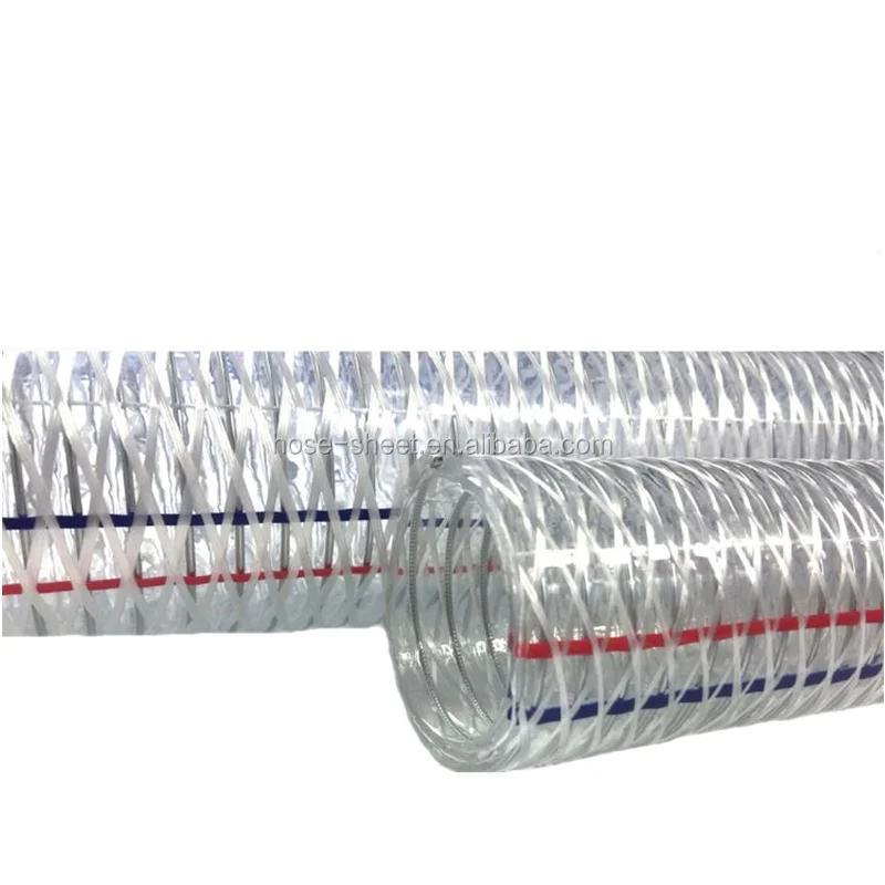 Iso Flexible Steel Wire Reinforced Pvc Water Suction And Discharge Pipe ...
