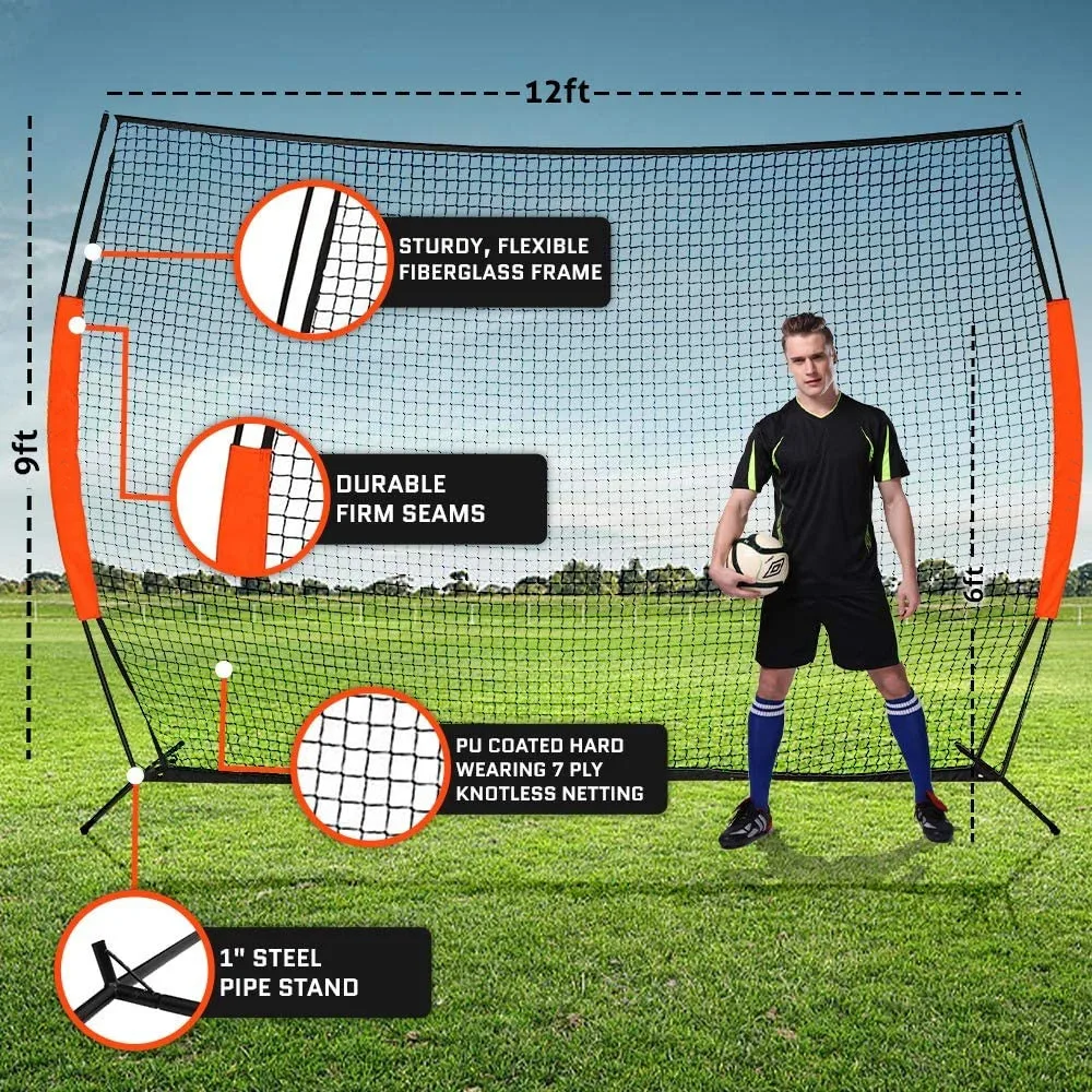 Bbn04a High Quality Baseball Softball High Low Net And Safety Screen ...