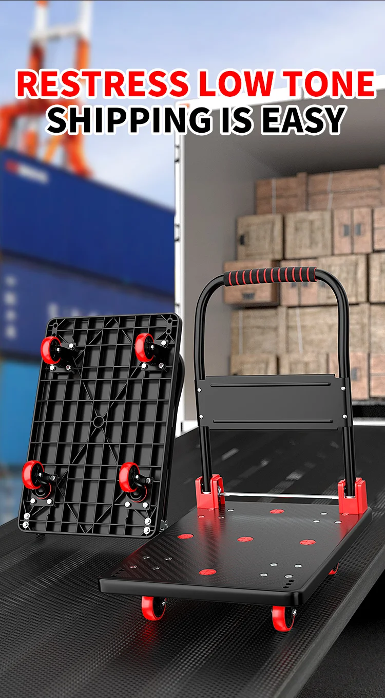 Trolley Foldable Trolley Heavy Plastic Trolley Wheel Easy Moving ...