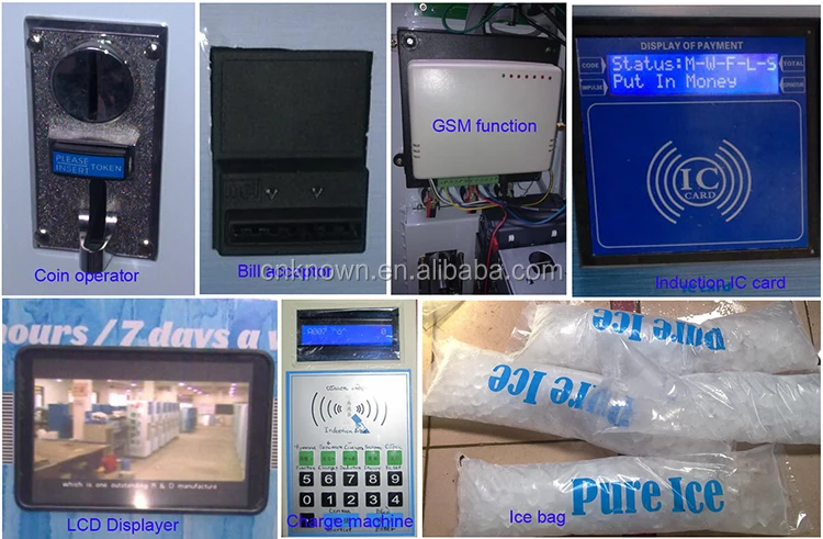 24 Hours Self-Service Ice Vending Machine - Stainless Steel