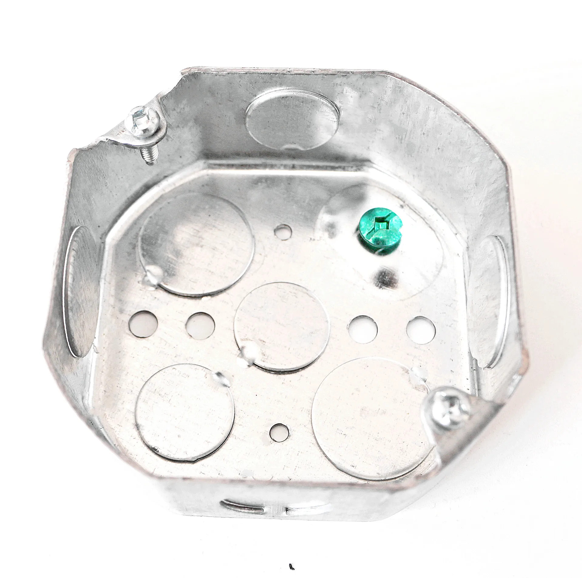 Ceiling Mounted Octagon Boxes With Cover &tube - Buy 1-1/2" Deep ...