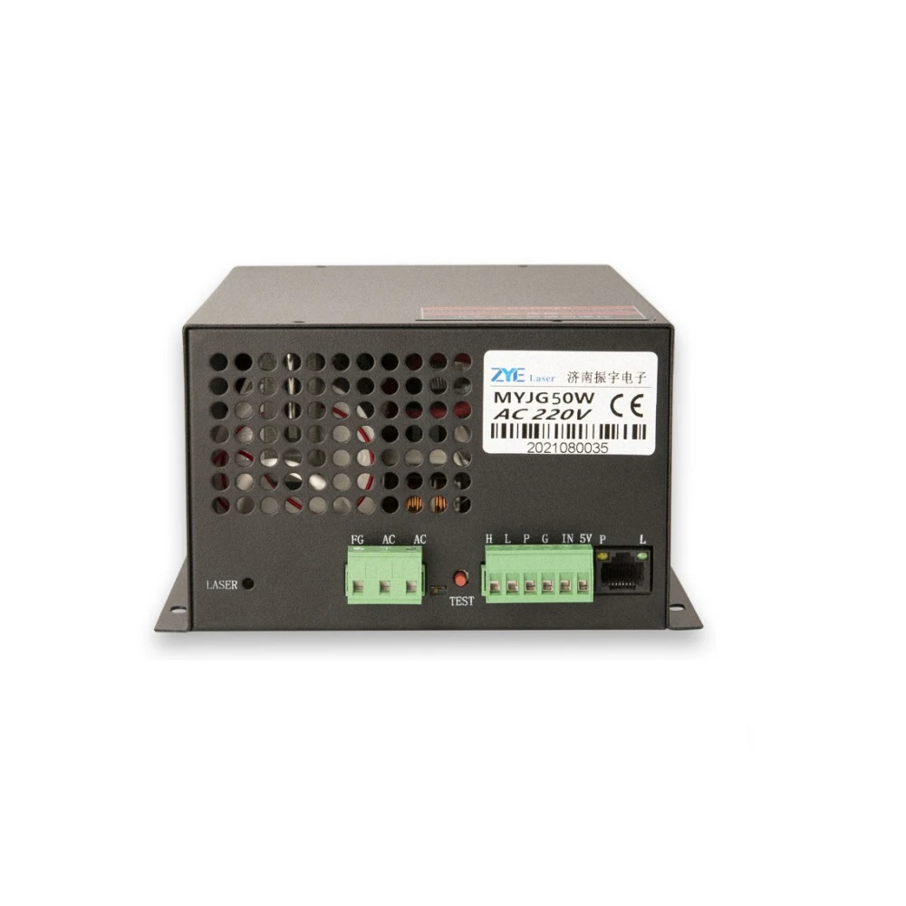 Zye Lazer Power Supply Black Color Laser Source Myjg50 Co2 Laser Power ...