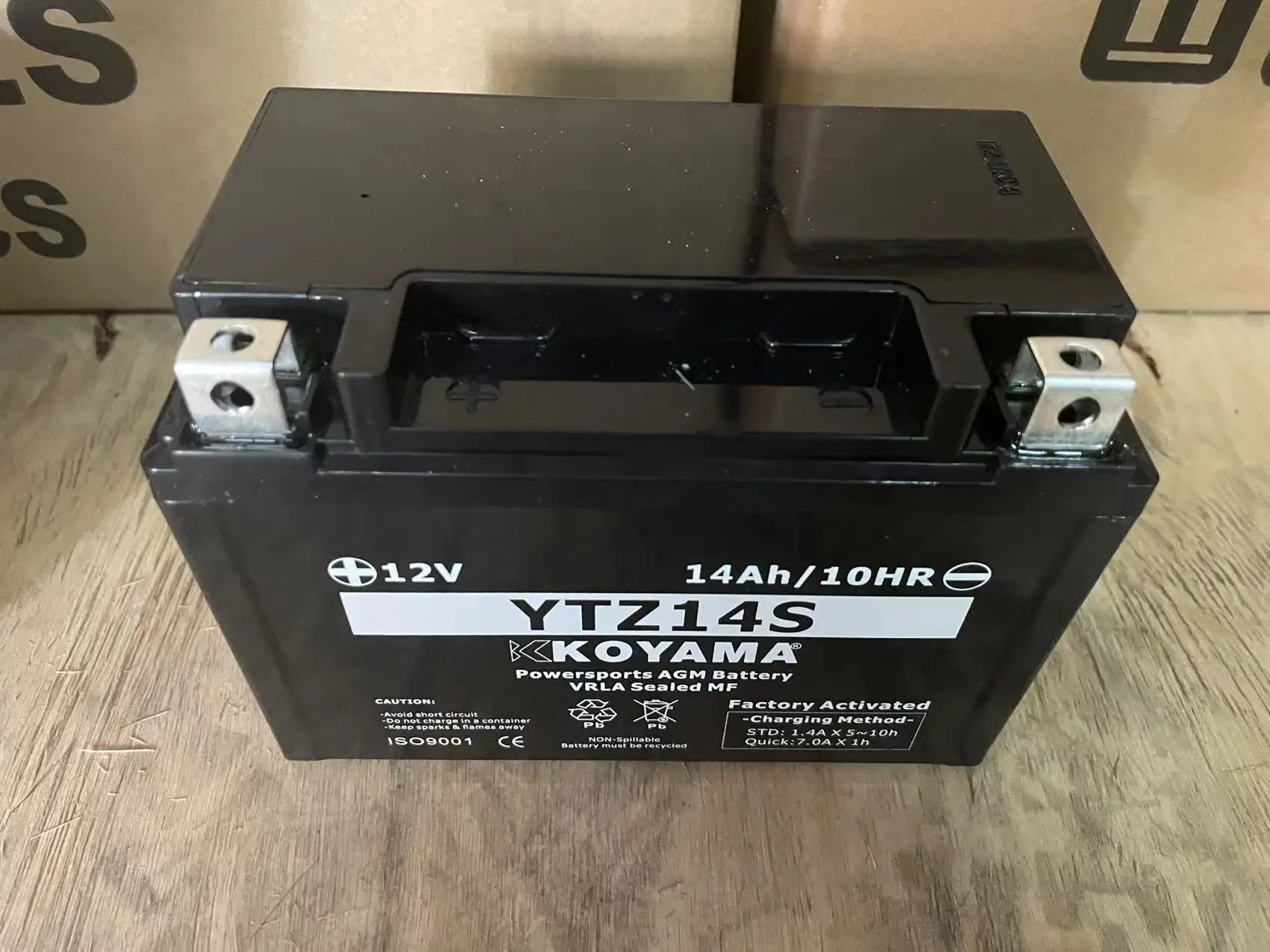 Ytz14s(mf) 12v14ah Vrla Lead Acid Agm Motorcycle Battery - Buy Sealed ...