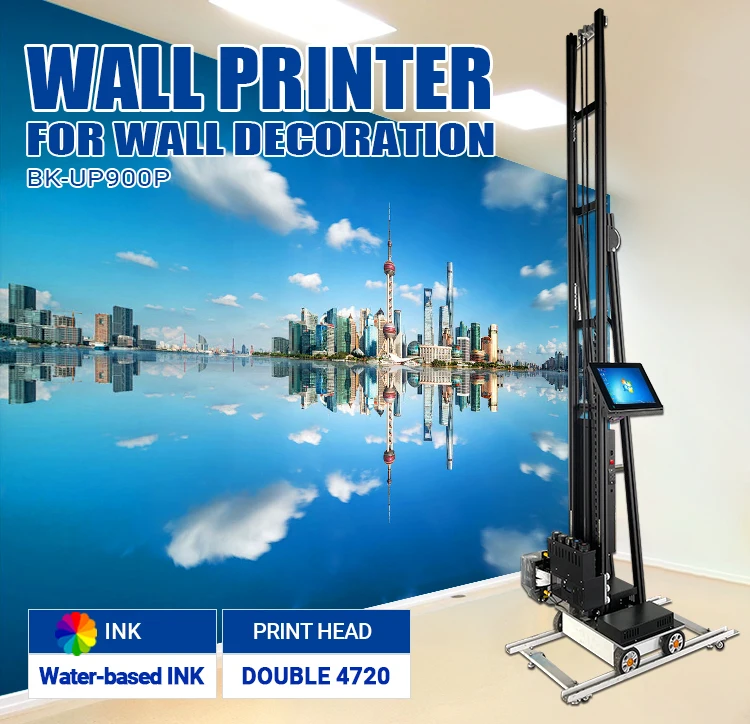 Automatic Wall Panel 3d Vertical Mural Printer Printing Machine Mural ...