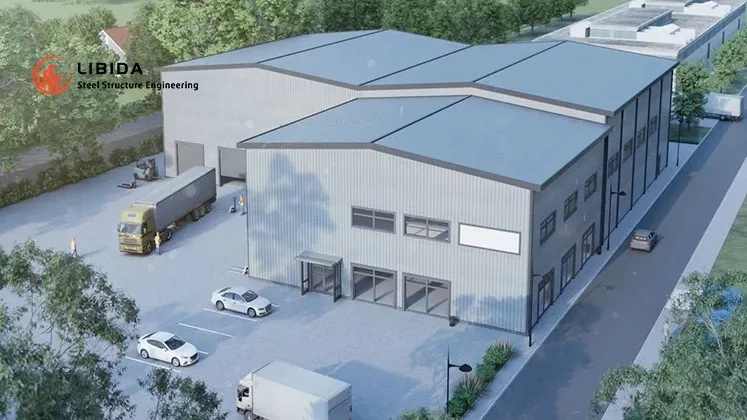 Custom Warehouse Barn Galvanized Structural Hangar Workshop Prefab ...