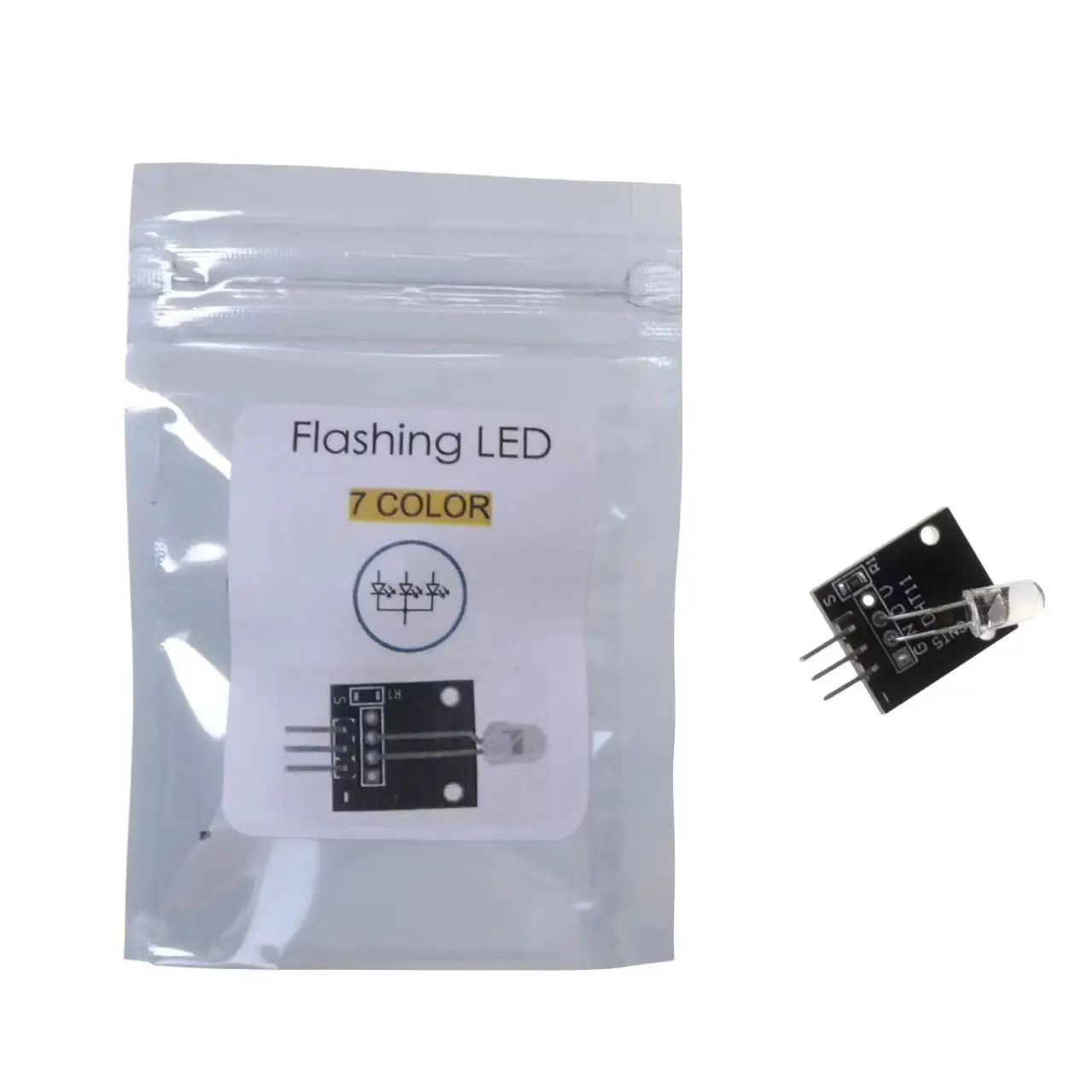 Colorful Automatic Flashing Led Module For 7 Color Flash Module Ky 034