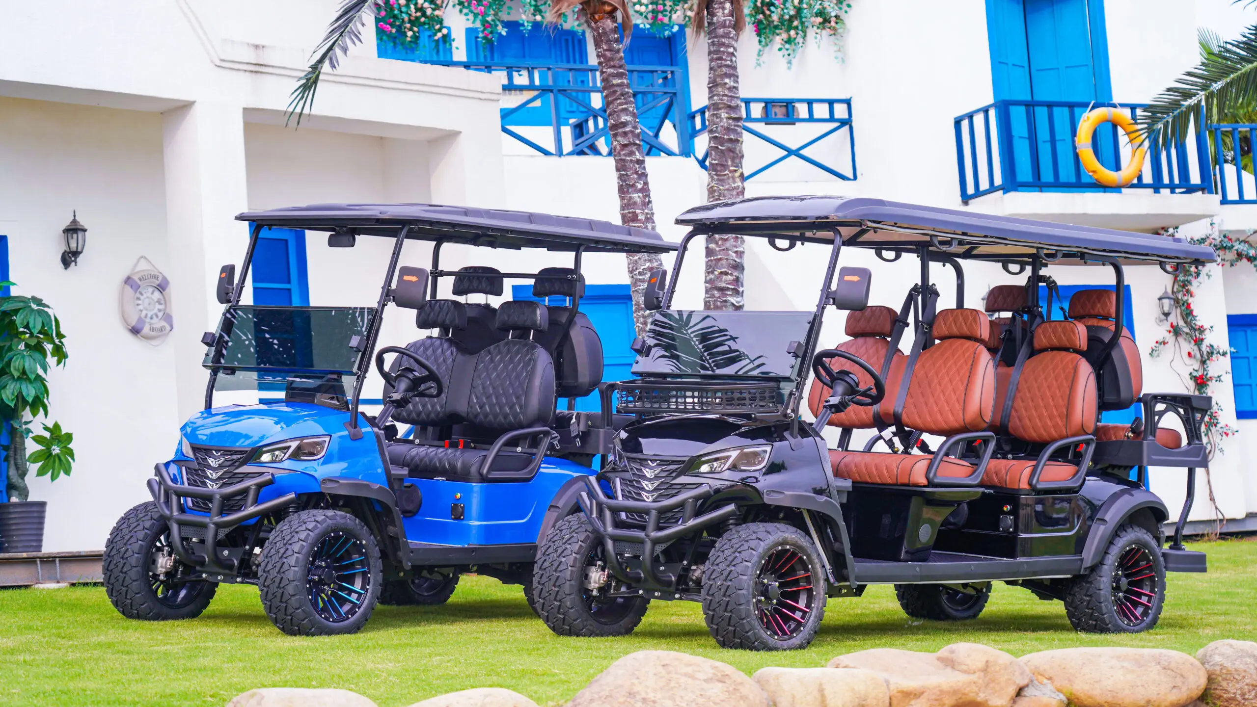 High Quality Off-road Club 48v Cheap Electric Golf Carts 4/ 6 Seater ...