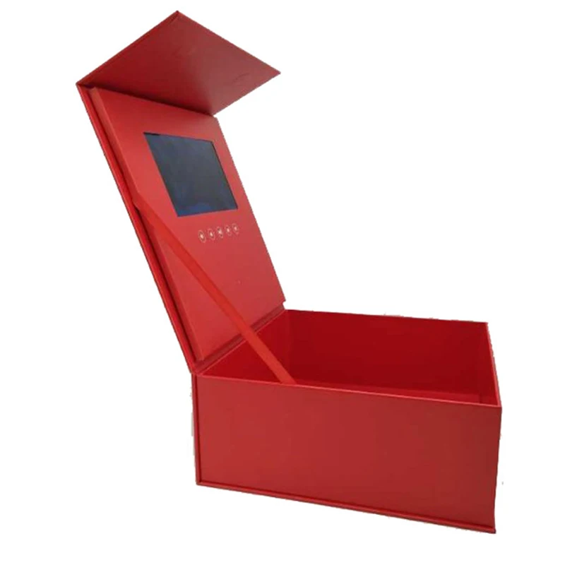 Luxury Video Flower Box with LCD Screen - Custom Prints