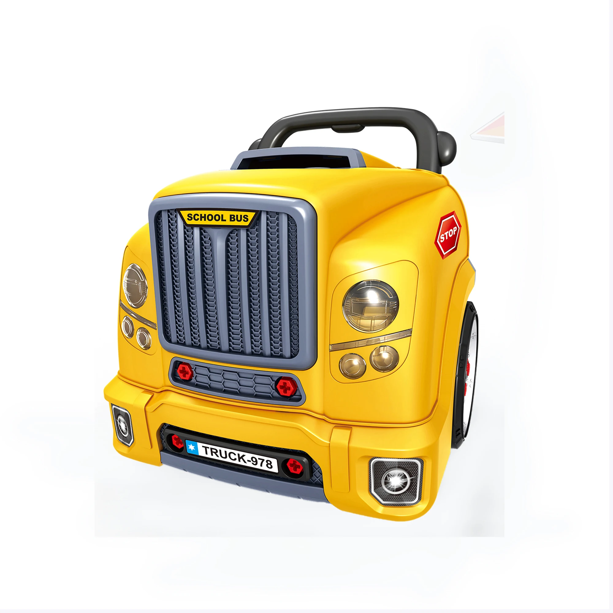 Educational Toy Car (school Bus) For Car Assembly Repair And Driving ...