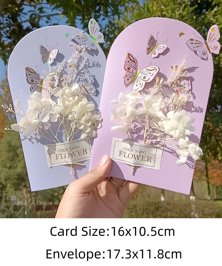 New Design Flower 3D Card Gifts Creative Floral Gift Postcard ...