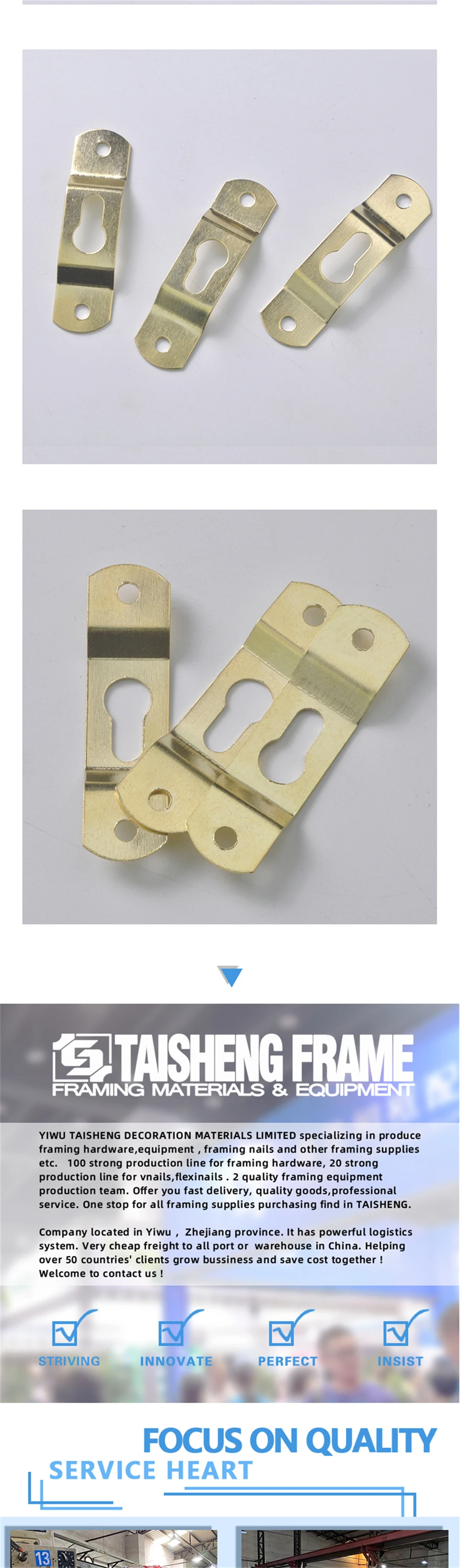 TS K104 Heavy Duty Keyhole Hanging Hook - Reliable Picture Frame Hanger