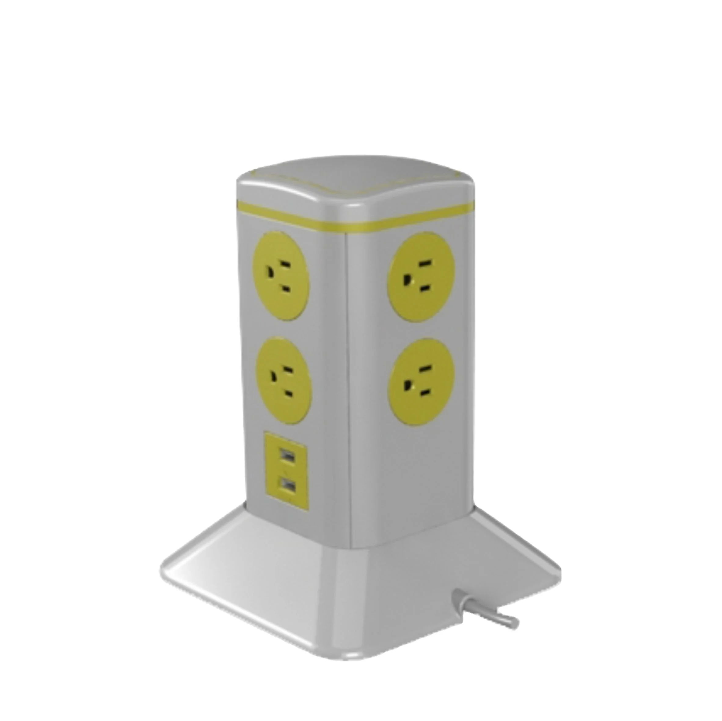 Vastfafa Power Strip Tower - 8 Way Surge Protector