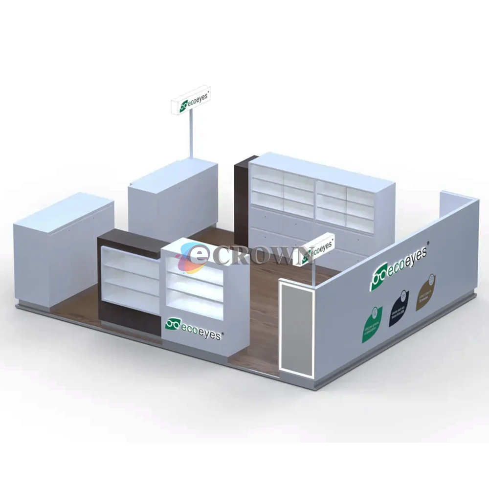 Retail pavilion shopping mall fixture spectacles showcase beauty retail ...