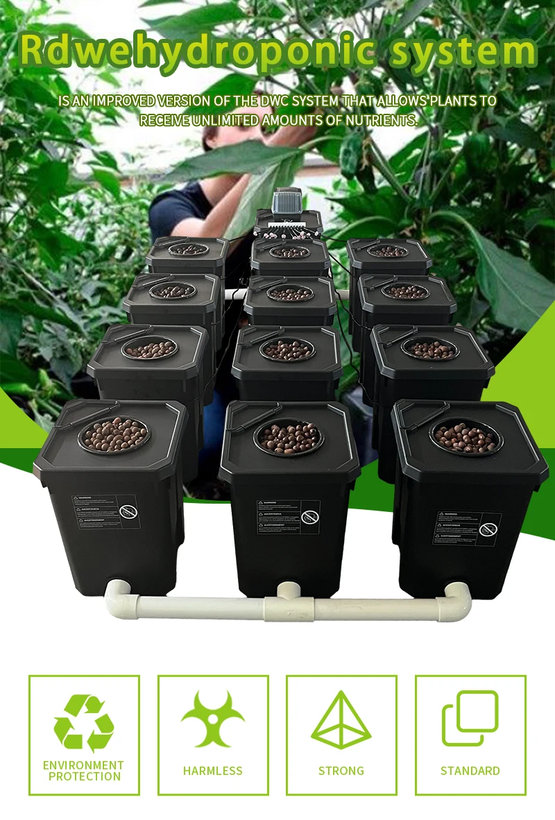 12 Growing Bucket Hydroponic System - Efficient & Versatile