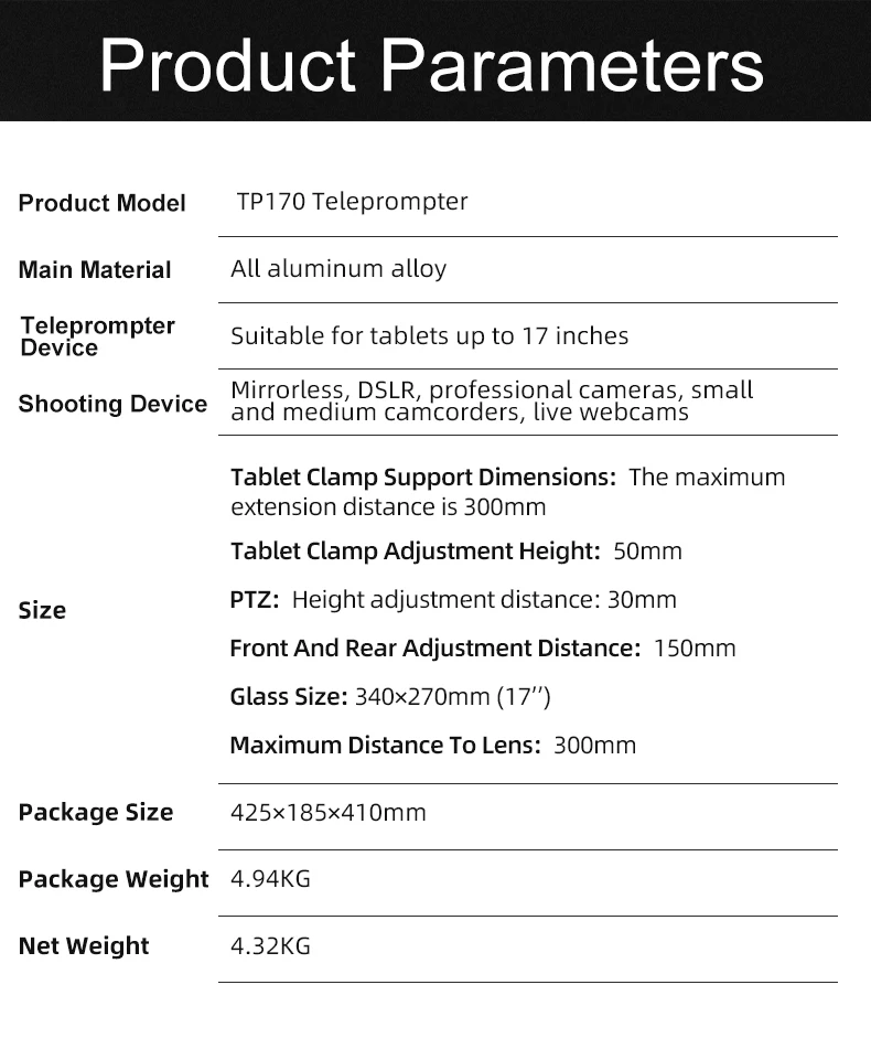 Bestview Teleprompter App - Portable and Versatile Solutions