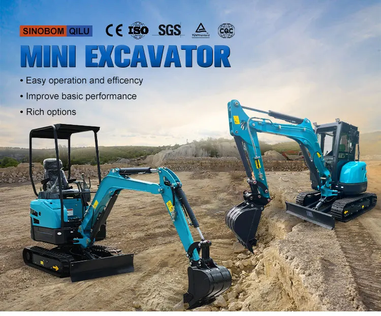 Mini Bagger 3 Ton Small Digger China Mini Excavator With Rubber Tree ...