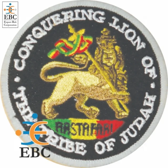 Factory Ethiopia Rasta Rastafari Badge Jamaica T Shirt Patch Garment ...