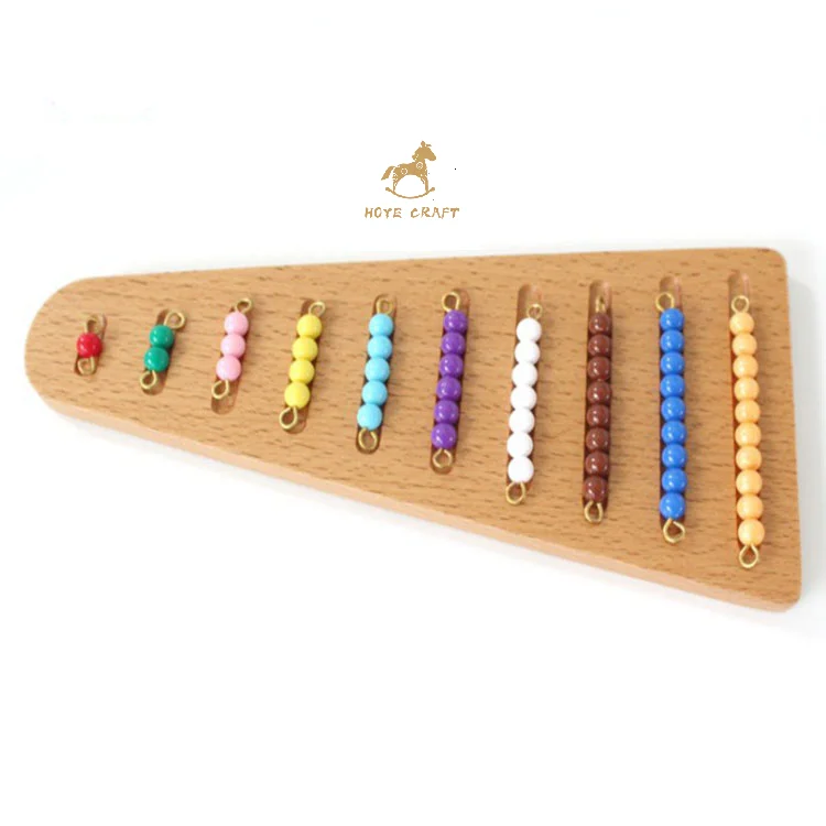 Montessori teaching aids kids learning counting number chain plastic ...