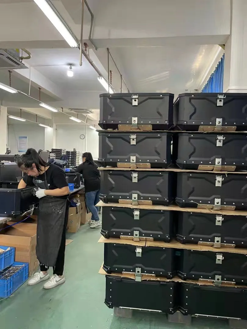 65l Motorcycle Tail Boxes Hard Aluminum Waterproof Motor Storage Bag ...