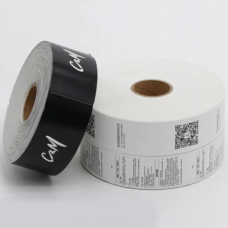 250g White Blank Thermal Airline Luggage Hang Tags And Label Roll ...
