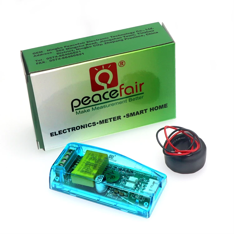 Peacefair Pzem-004t 100a Ttl Modbus Voltage Current Wattmeter Single ...