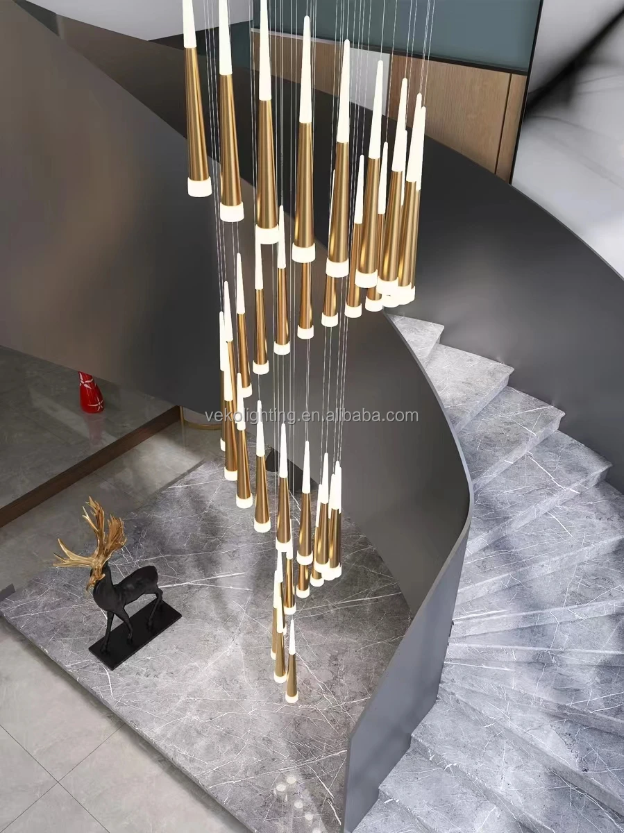 VEKO Chandelier - Luxury LED Lighting for High Ceilings