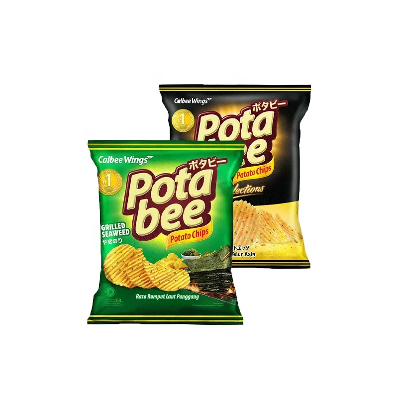 Custom Printed Plantain Potato Chips Packaging Bags