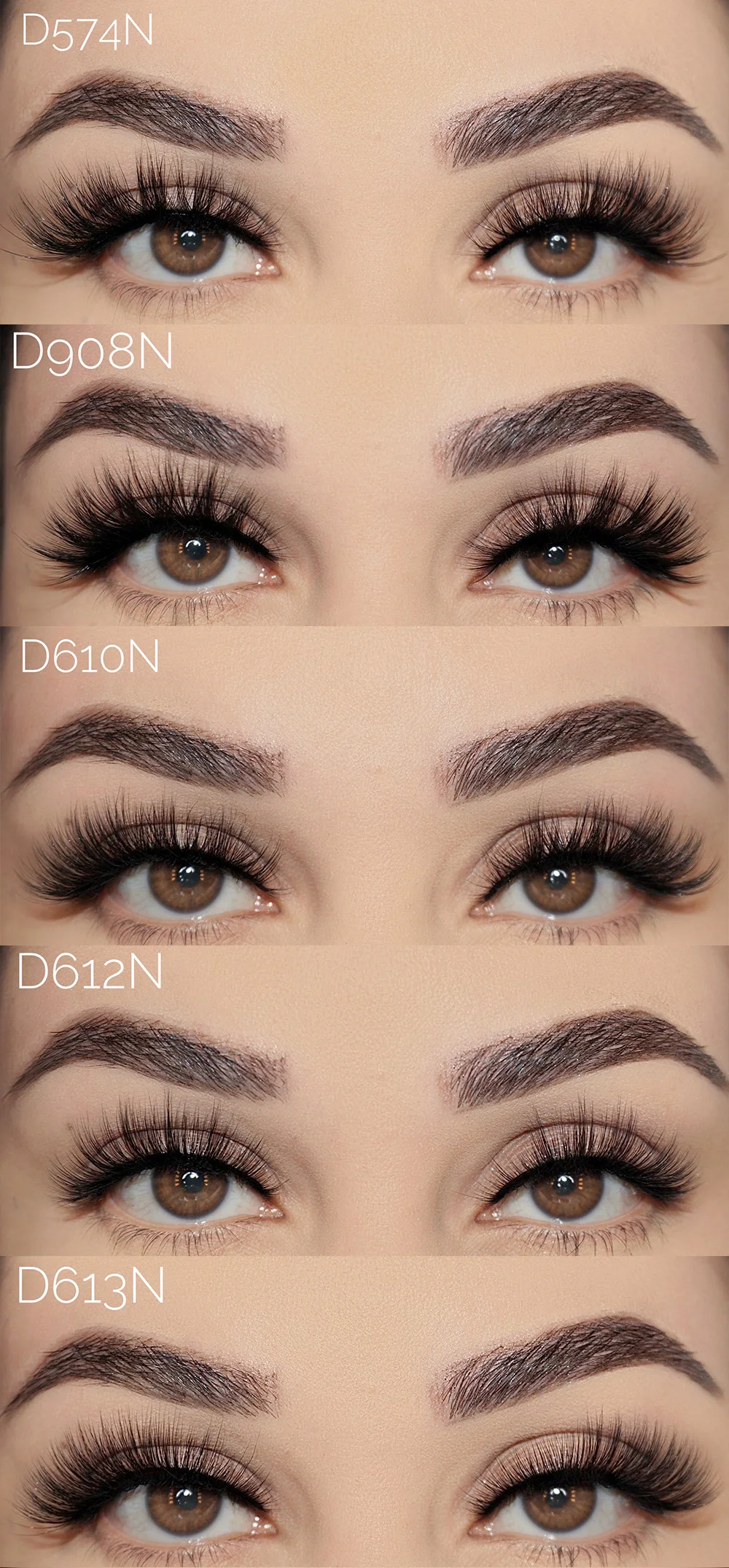 Qingdao Full Strip Lash Natural 3d Faux Mink Lash 15mm 20mm 25mm ...