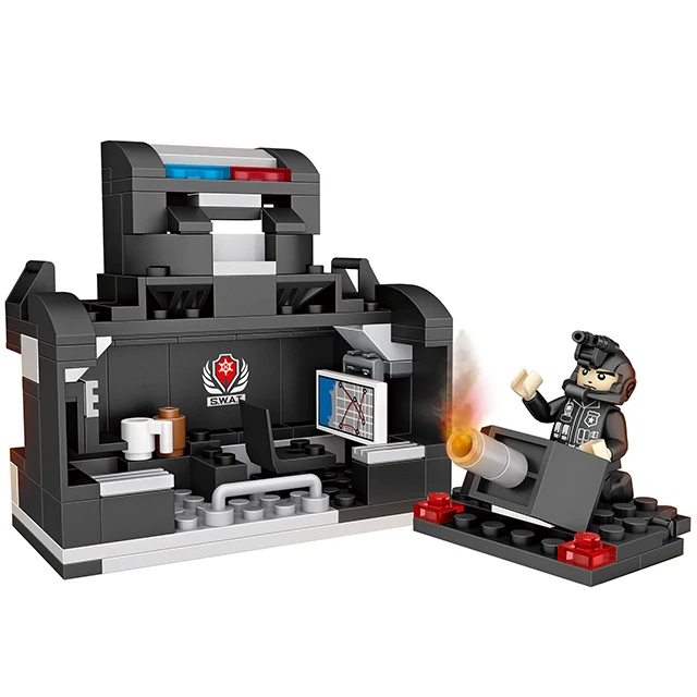 COGO 8 in 1 Police Building Blocks Set - Fun, Educational Plastic ...