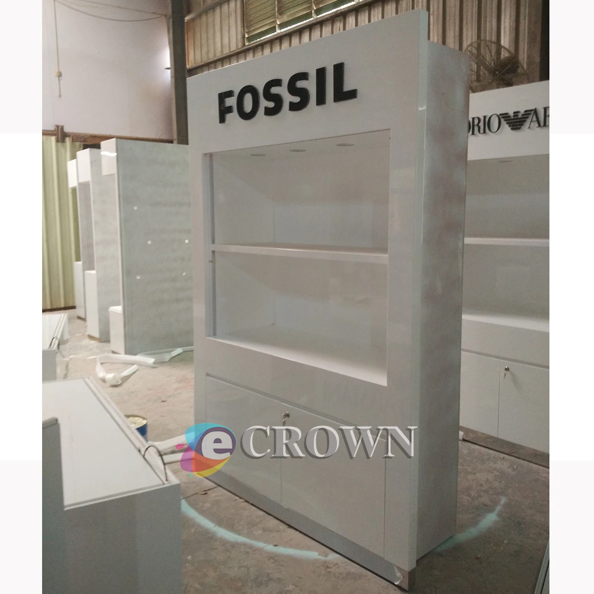 Kiosk Design Display Booth Counter Watches Display Showcase Watchband ...