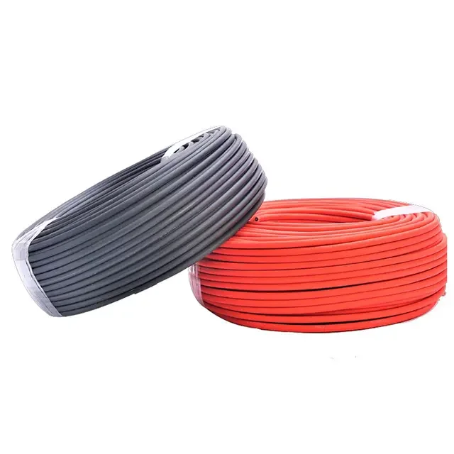 4mm2 6mm2 10mm2 16mm2 1000v 1500v Tinned Copper Dc Pv Photovoltaic Solar Wire Cable For Solar ...