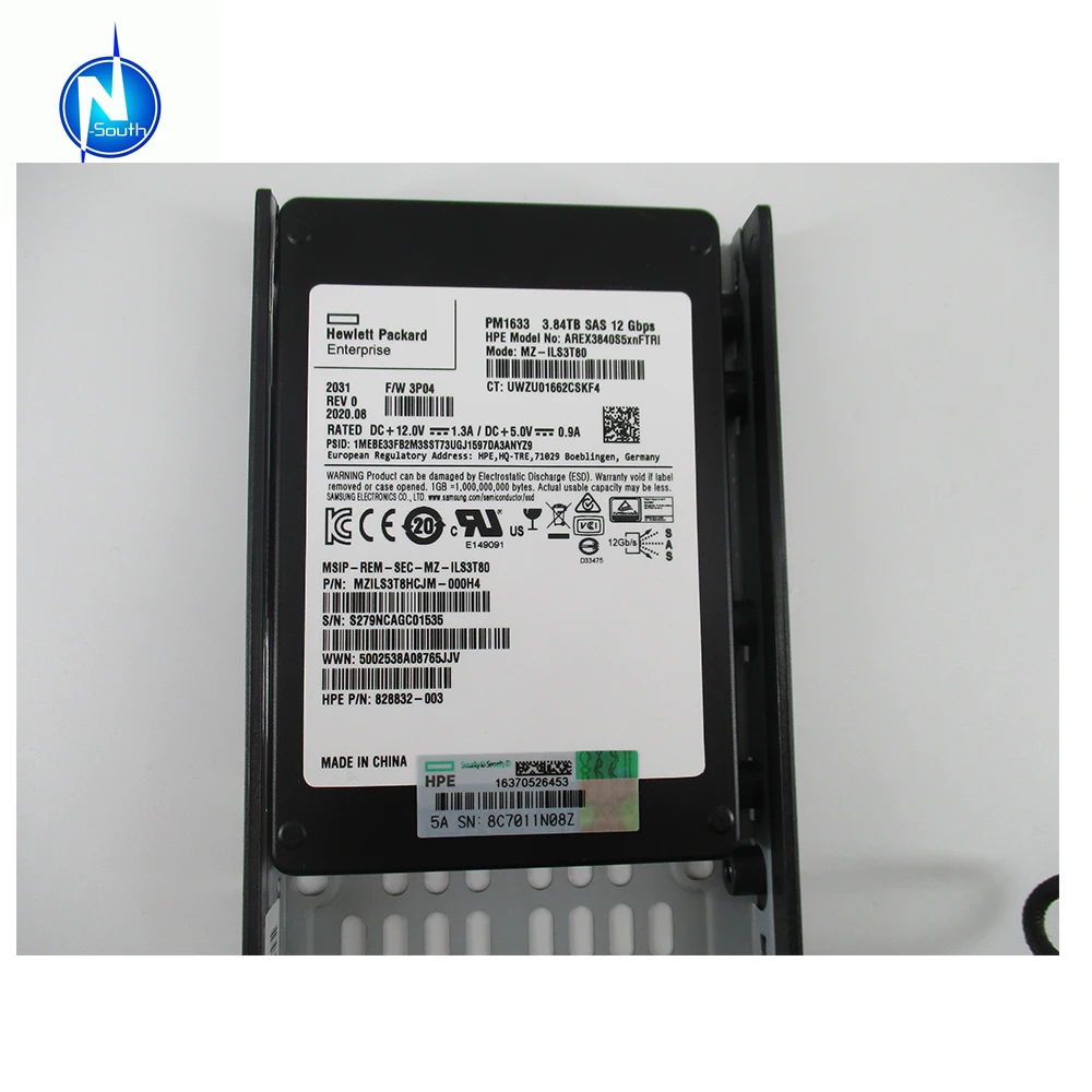 Original New For K2p91b Hp 3par Storeserv 8000 3.84tb Sas 6gbps Sff 2 ...